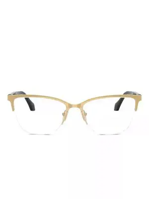 Versace Cat-eye Frame Glasses - Gold