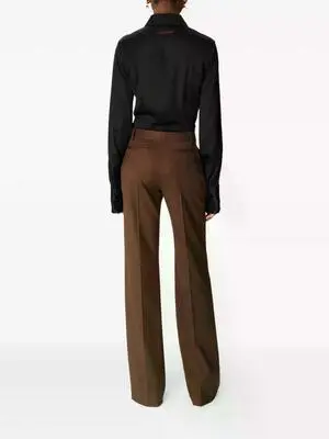 MARINE SERRE Virgin-wool Tailored Trousers