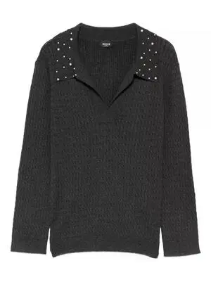 Marella Embellished-collared Sweater
