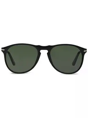 Persol Round Frame Sunglasses - Black