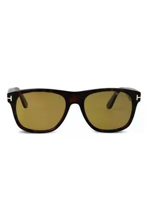 TOM FORD Square Frame Sunglasses - Brown