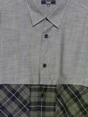 Comme Des Garçons Striped Plaid Shirt
