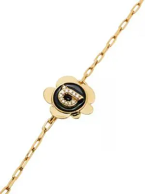 FERRAGAMO Crystal Charm Necklace