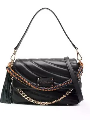 LA CARRIE Stehy Quilted Chain Shoulder Bag