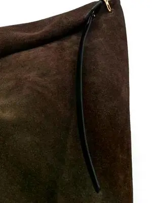 WANDLER Penelope Suede Tote Bag - Brown