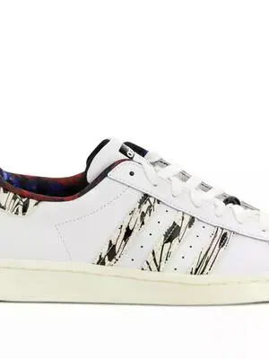Adidas Logo-detail Sneakers - White