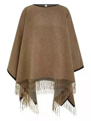 FERRAGAMO Fringe Hem Cape
