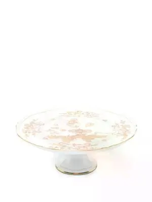 GINORI 1735 Oriental Italiano Floral Cake Stand - White