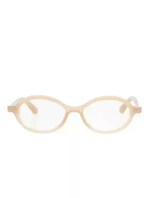 Jacquemus Logo-print Glasses - Neutrals