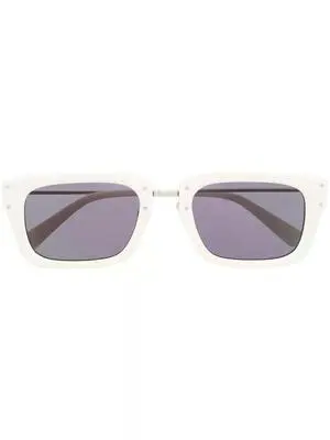 Jacquemus Square-frame Tinted Sunglasses - White