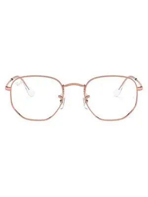 Ray-ban Geometric Frame Eyeglasses - Pink