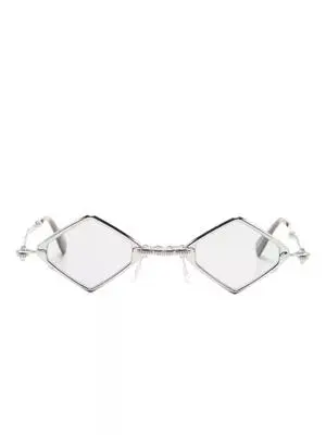KUBORAUM Geometric Frame Sunglasses - Silver