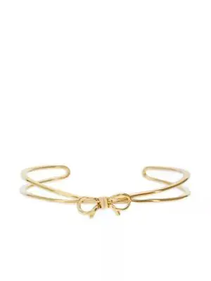 FERRAGAMO Bow Bangle Bracelet - Gold