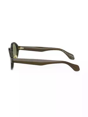 Giorgio Armani Round-frame Sunglasses - Green
