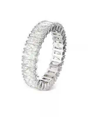 SWAROVSKI Matrix Rectangular-cut Ring - Silver