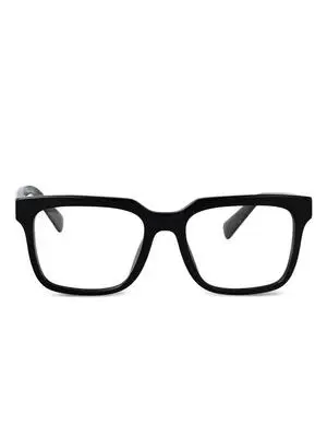 Dolce & Gabbana Acetate Rectangle Glasses - Black