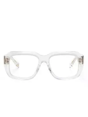 Matsuda Rectangle Eyeglasses - White