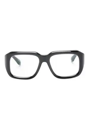 Matsuda Rectangle Eyeglasses - Black