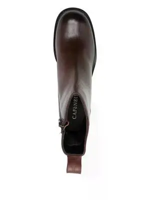 CAFÈNOIR 50mm Pull-tab Block-heel Boots