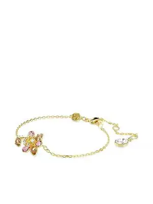 SWAROVSKI Idyllia Flower Charm Bracelet - Gold