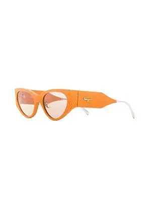 FERRAGAMO Leather Sunglasses