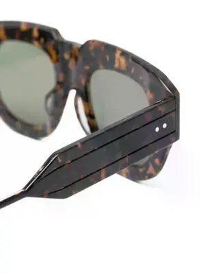 Thom Browne Geometric Sunglasses - Brown