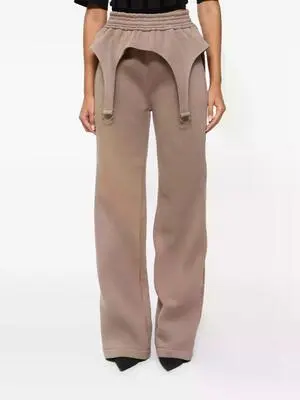 HAMZA Goddess Garter-strap Track Pants