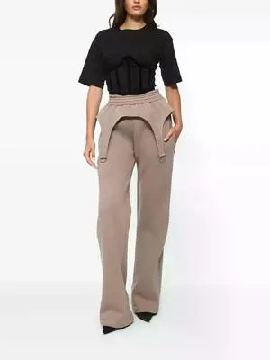 HAMZA Goddess Garter-strap Track Pants