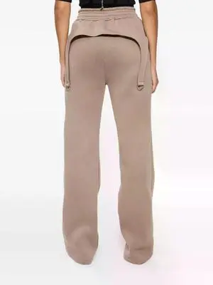 HAMZA Goddess Garter-strap Track Pants