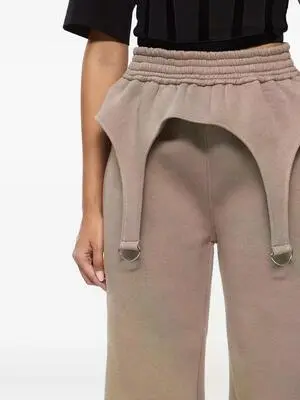 HAMZA Goddess Garter-strap Track Pants