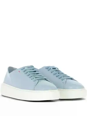 Santoni Lace-up Platform Pumps
