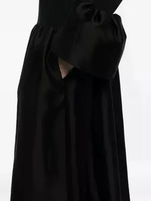 Cynthia Rowley Flared-sleeves Dress - Black