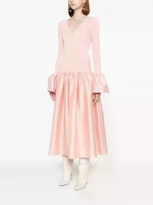 Cynthia Rowley Flared-sleeve Dress - Pink