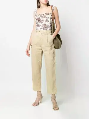 Etro High-waisted Cargo Trousers