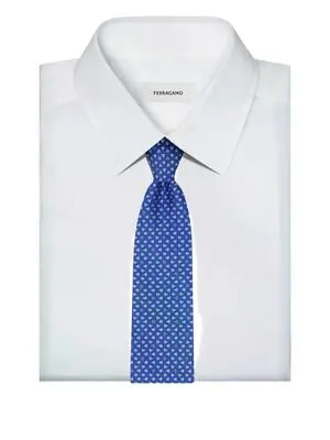FERRAGAMO Printed Silk Neck Tie