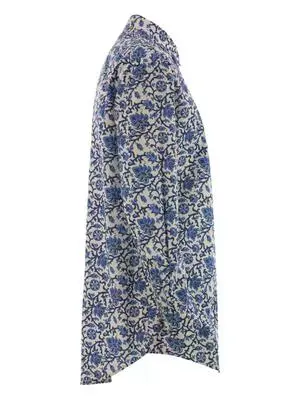 MC2 SAINT BARTH Brigitte Floral Shirt - Neutrals