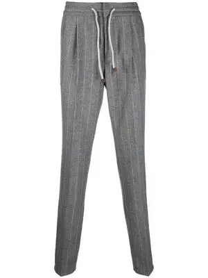 Brunello Cucinelli Stripe-pattern Straight Trousers