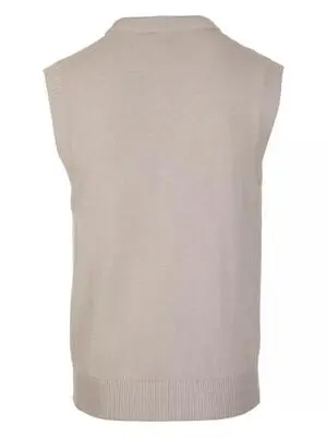 Eleventy Buttoned Gilet - Neutrals