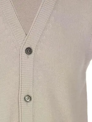 Eleventy Buttoned Gilet - Neutrals