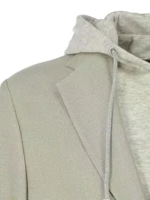Eleventy Hooded Jacket - Grey