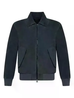 FRANZESE COLLECTION Suede Zip-up Jacket
