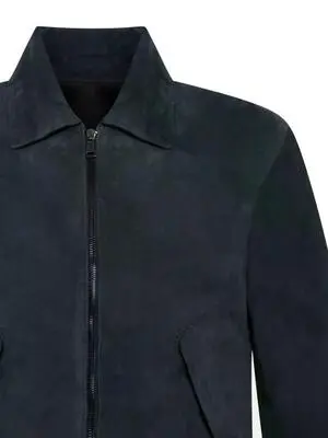 FRANZESE COLLECTION Suede Zip-up Jacket