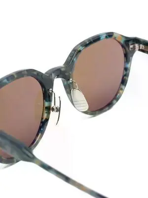 Thom Browne Oval-frame Sunglasses - Blue