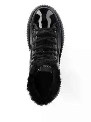 Karl Lagerfeld Kreeper Lo Leather Ankle Boots