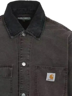 Carhartt Work In Progress Corduroy-collar Pocket Jacket - Black