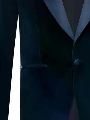 FRANZESE COLLECTION Peak-lapels Velvet Blazer