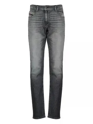 DIESEL® D-strukt Five-pocket Jeans With Logo Patch - Grey