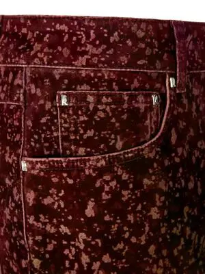 Rabanne Laser Print Baggy Trousers - Red