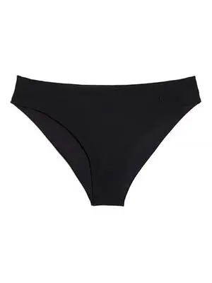 JIL SANDER Jersey Bikini Bottom - Black