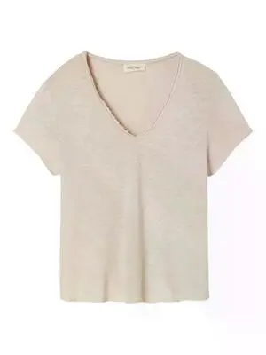 American Vintage Sonoma Brushed V-neck T-shirt